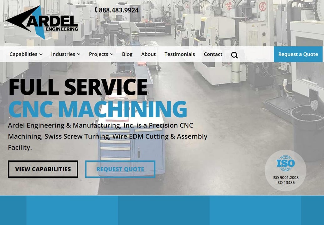 Ardel Engineering & Manufacturing Launches New Website & Blog